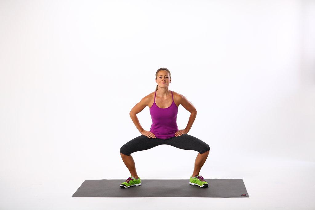 Pulsing Plié Squat 25 Exercises You Should Be Doing If You Want A Stronger Firmer Butt