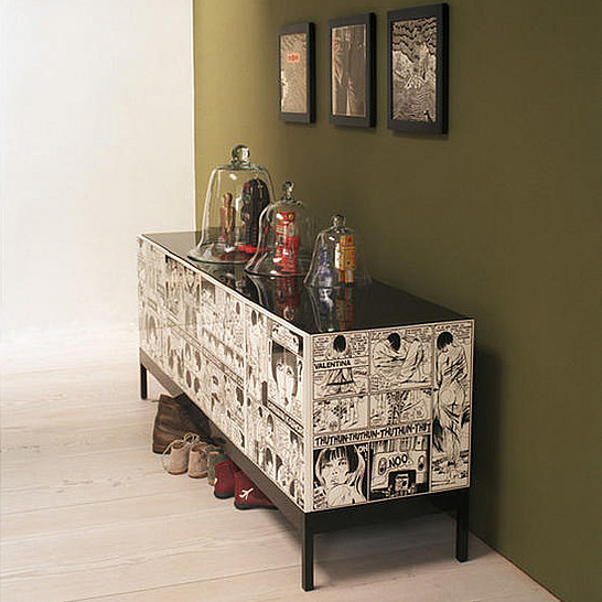 Decorating With Comics POPSUGAR Home decorating-with-comics-popsugar-home