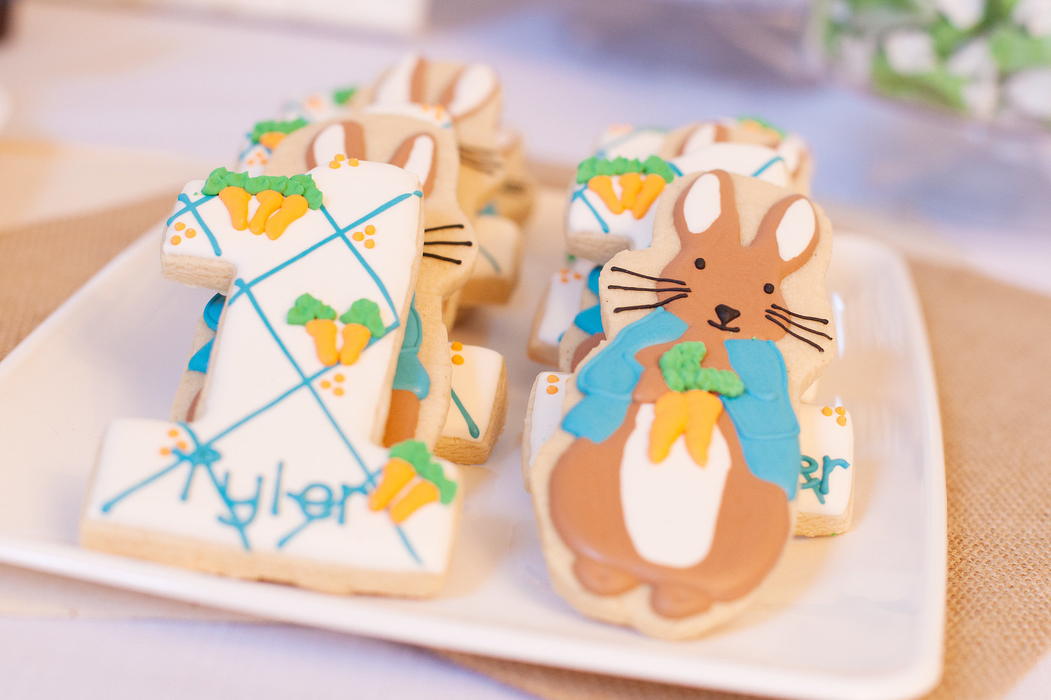 Peter Rabbit Cookies | A Sweet Peter Rabbit First Birthday Party ...