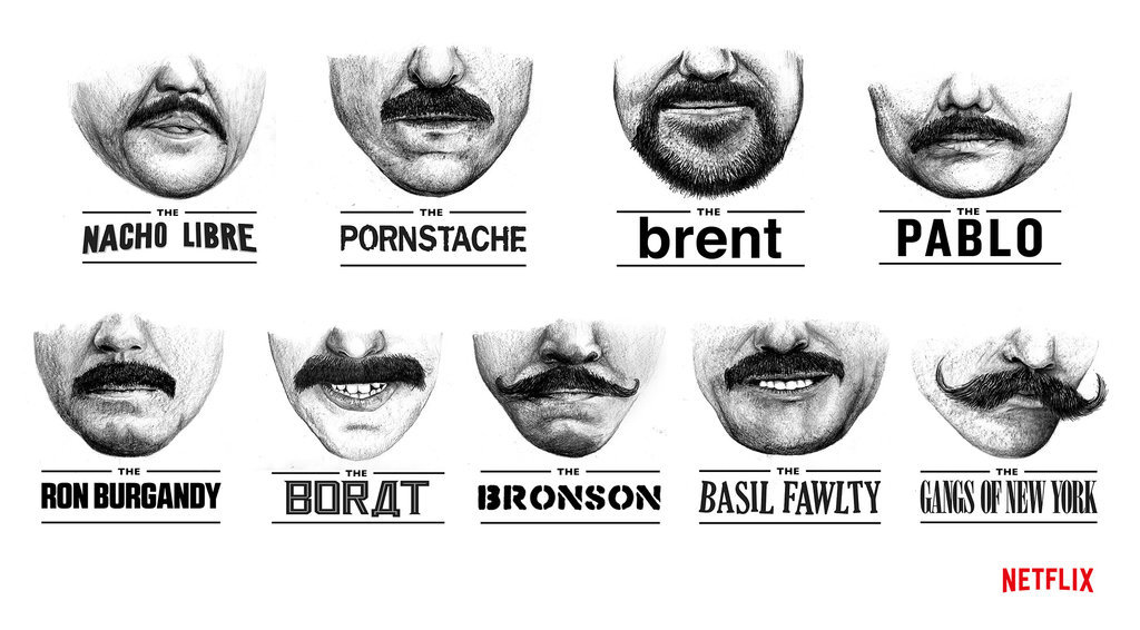 Ron Burgandy Borat Famous Moustaches How To | POPSUGAR Beauty Australia
