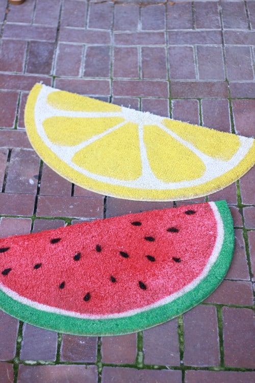 DIY Fruit Welcome Mat | POPSUGAR Home