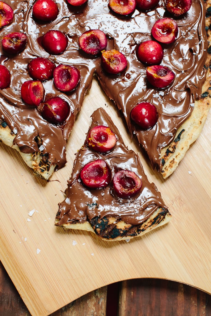 Grilled Nutella and Cherry Pizza | POPSUGAR Food